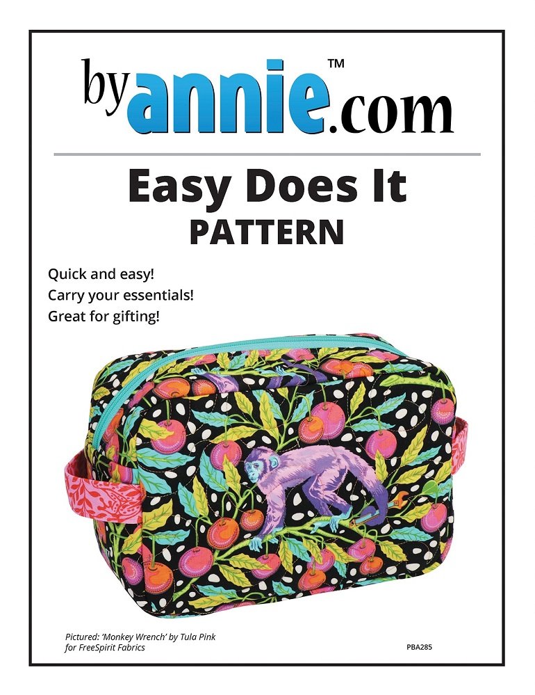 Easy Does It Zippered Bag - By Annie Pattern – Sunny Quilt Creative